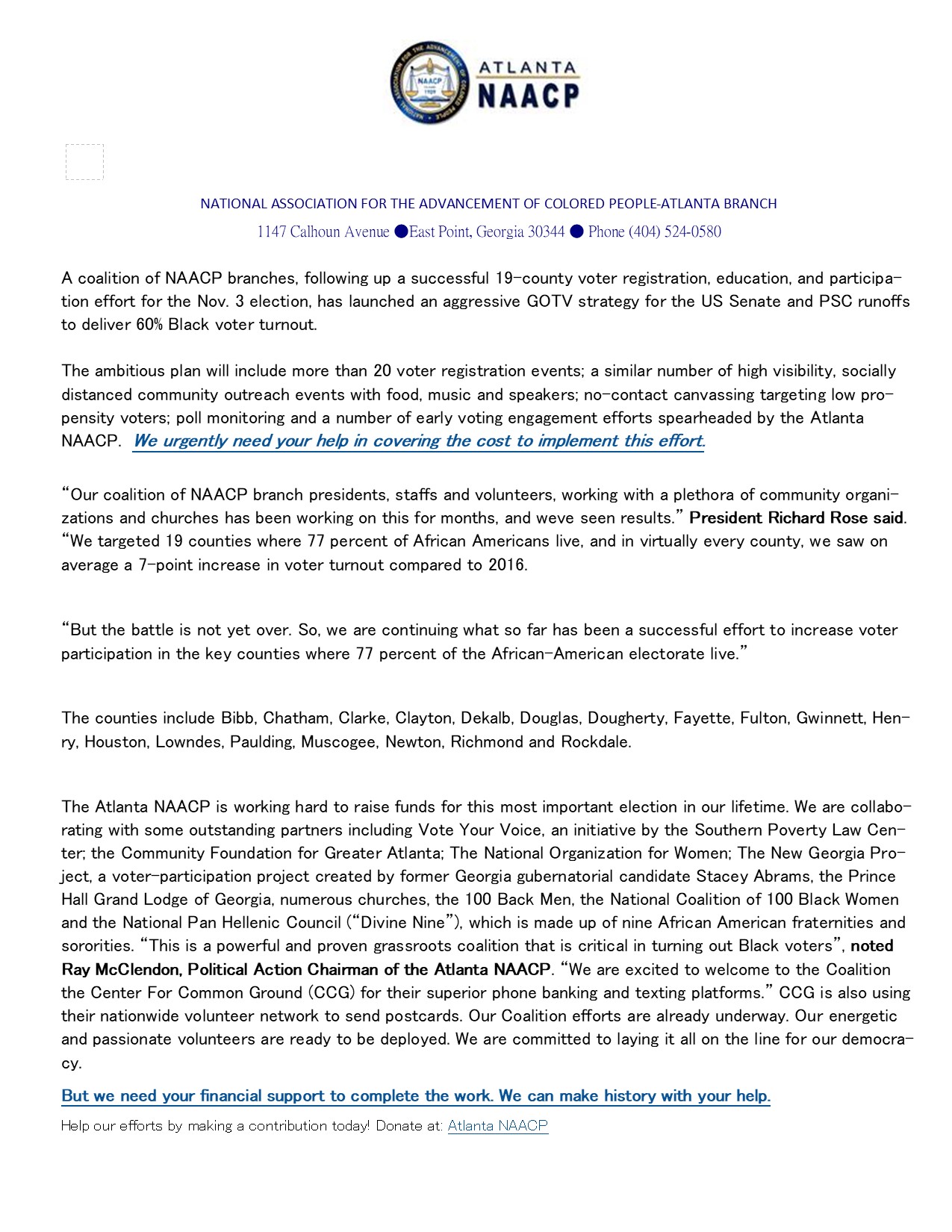 NOW and NAACP Atlanta | National Organization for Women