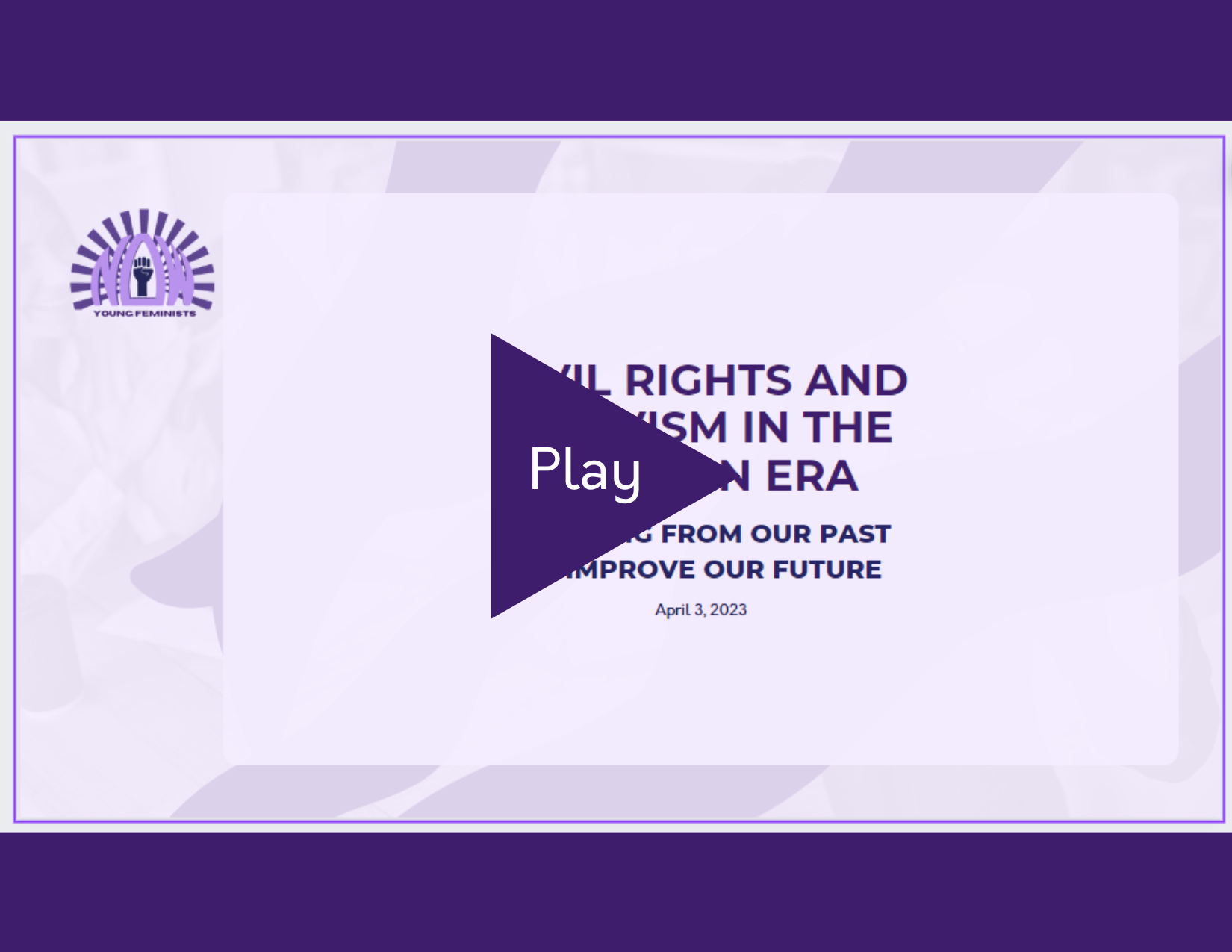 NOW Young Feminists - National Organization for Women